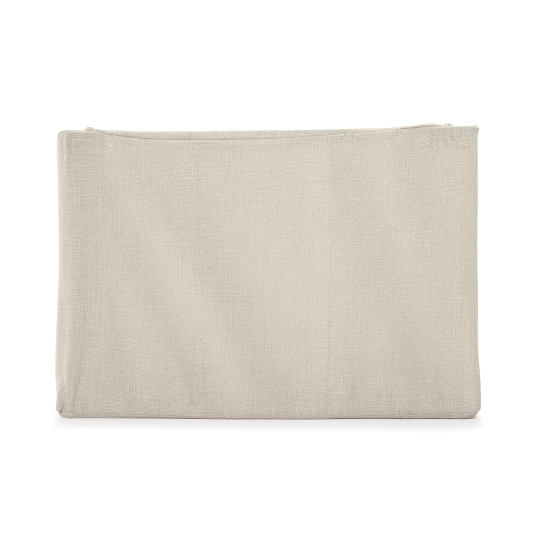 Linen Look Collapsible Box with Window - Large, Beige - Kmart