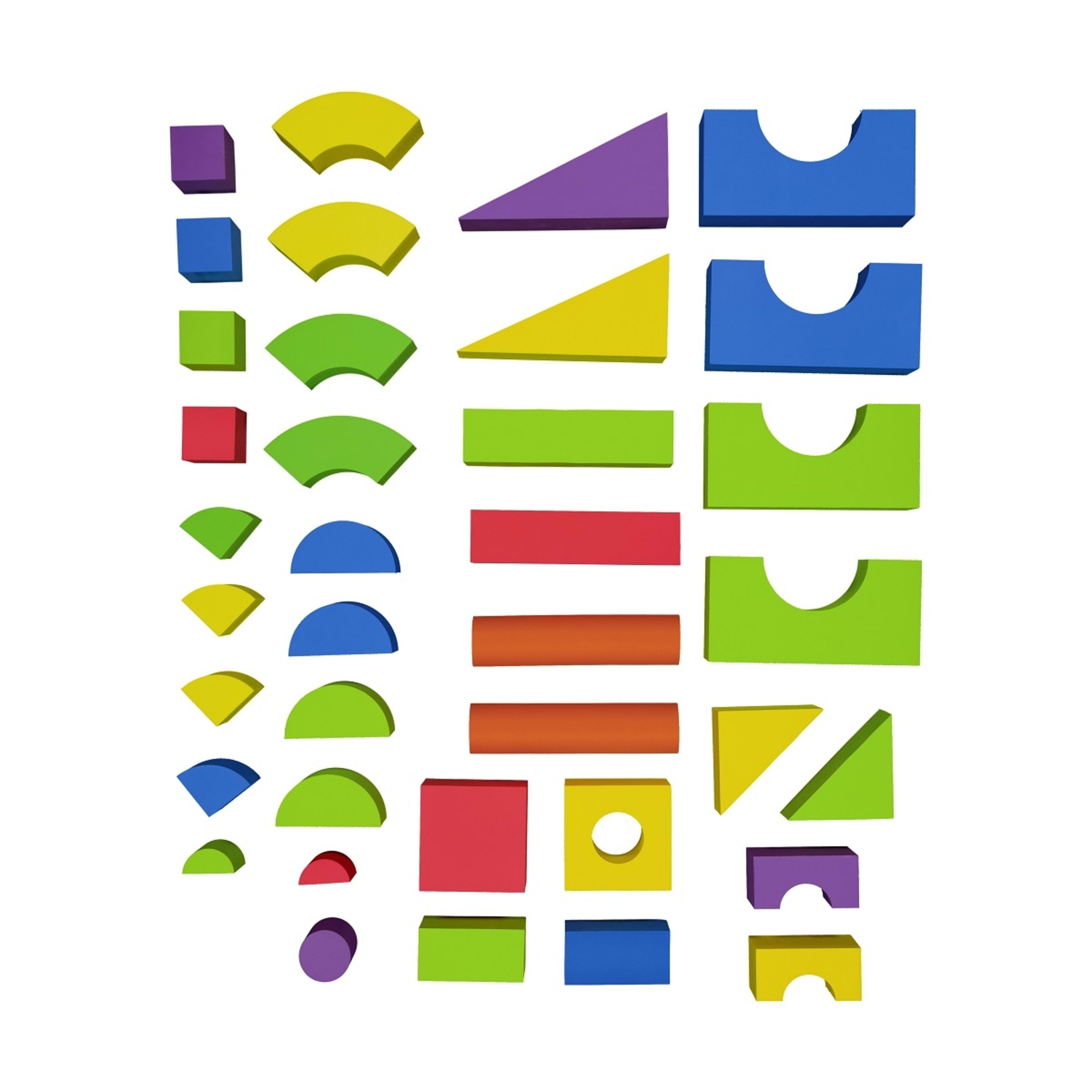 37 Piece EVA Block Set - Kmart