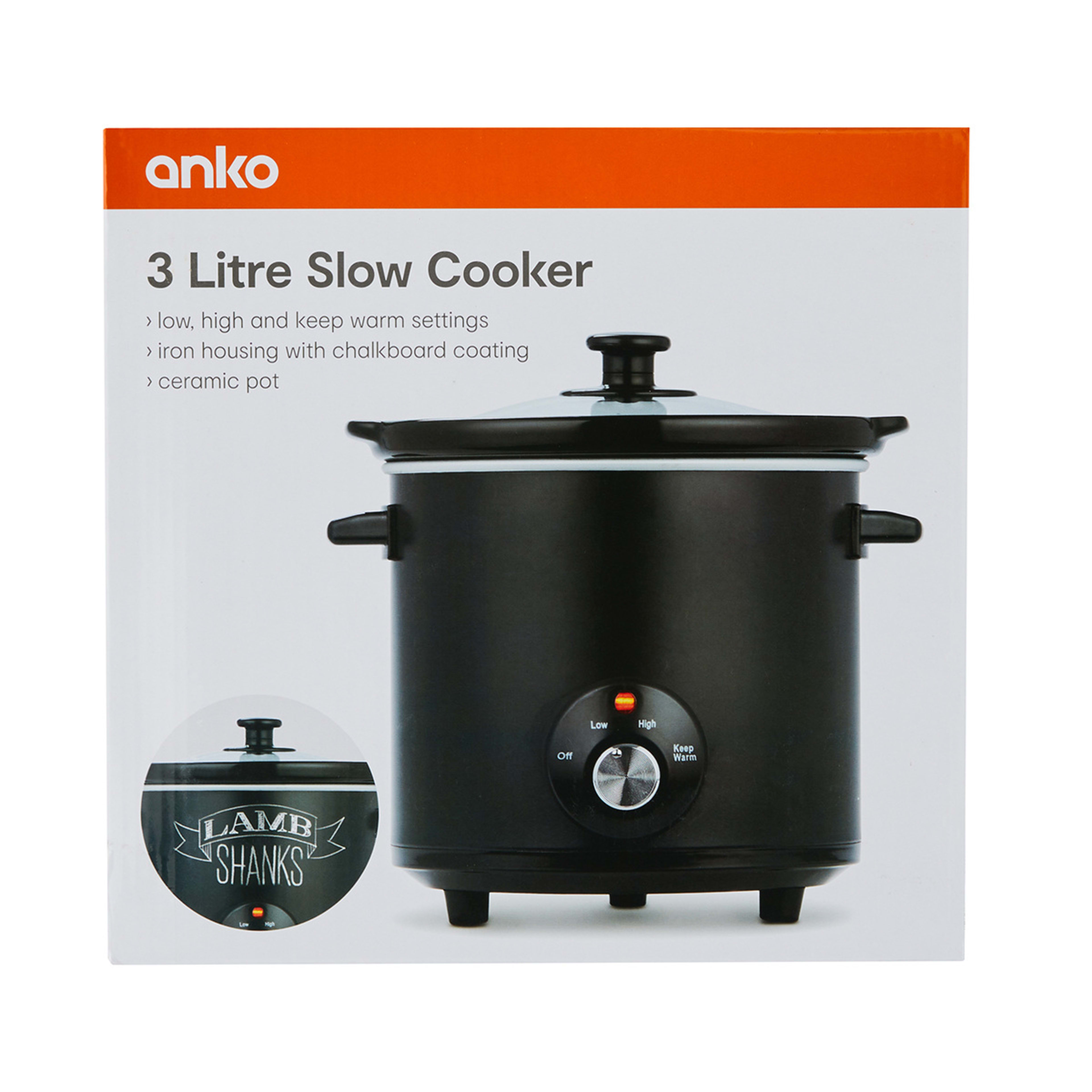 3L Slow Cooker - Kmart