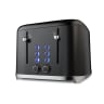4 Slice Stainless Steel Toaster - Black - Kmart