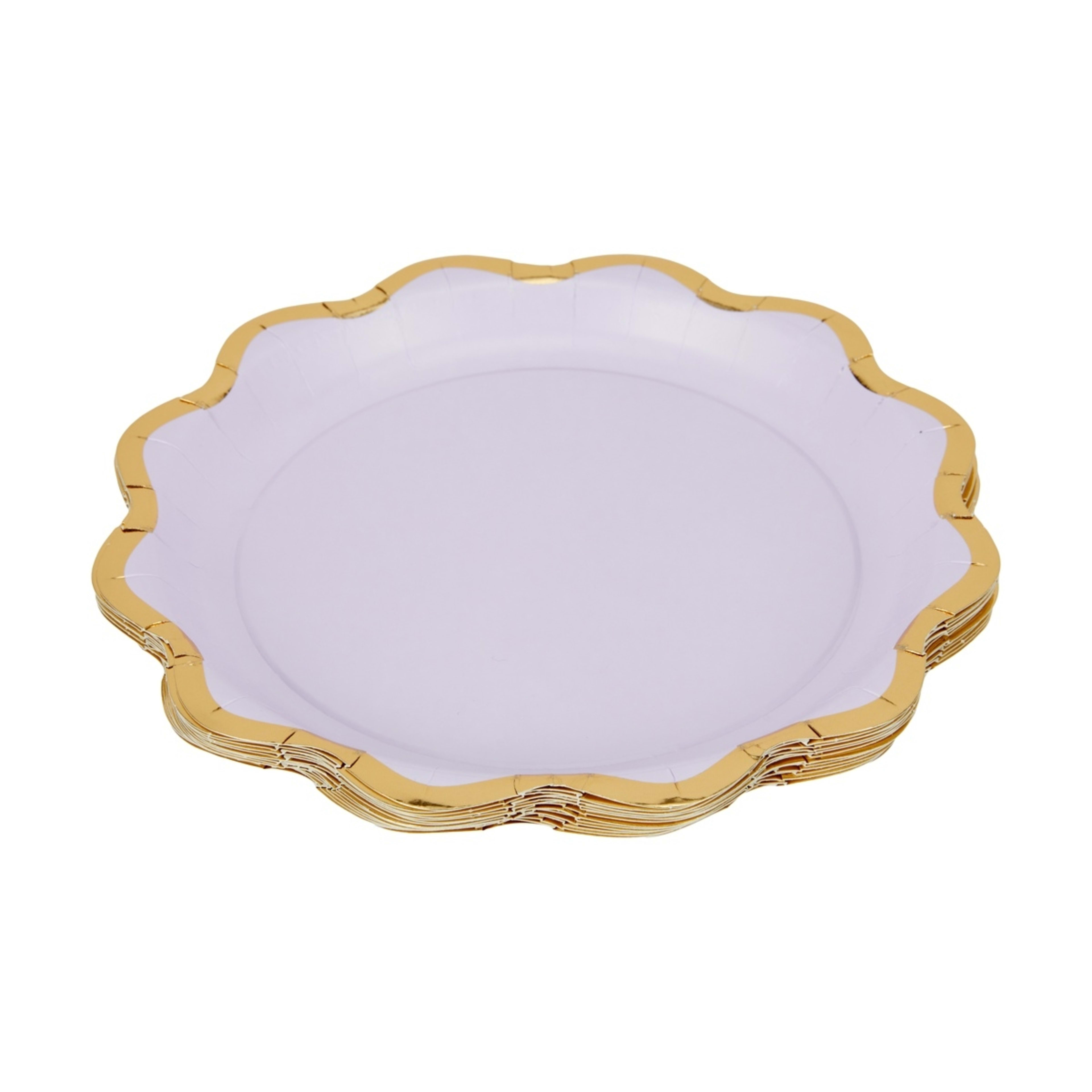 16 Piece Wavy Paper Plates - Kmart