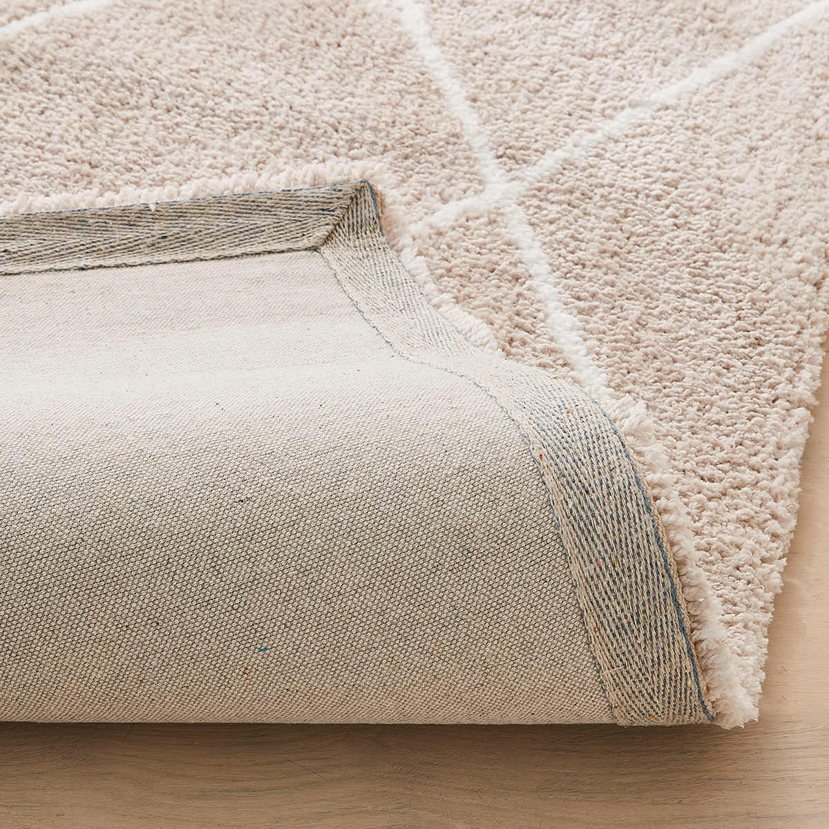 Trellis Rug - Natural, Large - 235cm x 160cm - Kmart