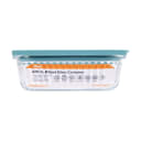 600ml Ribbed Glass Container - Kmart
