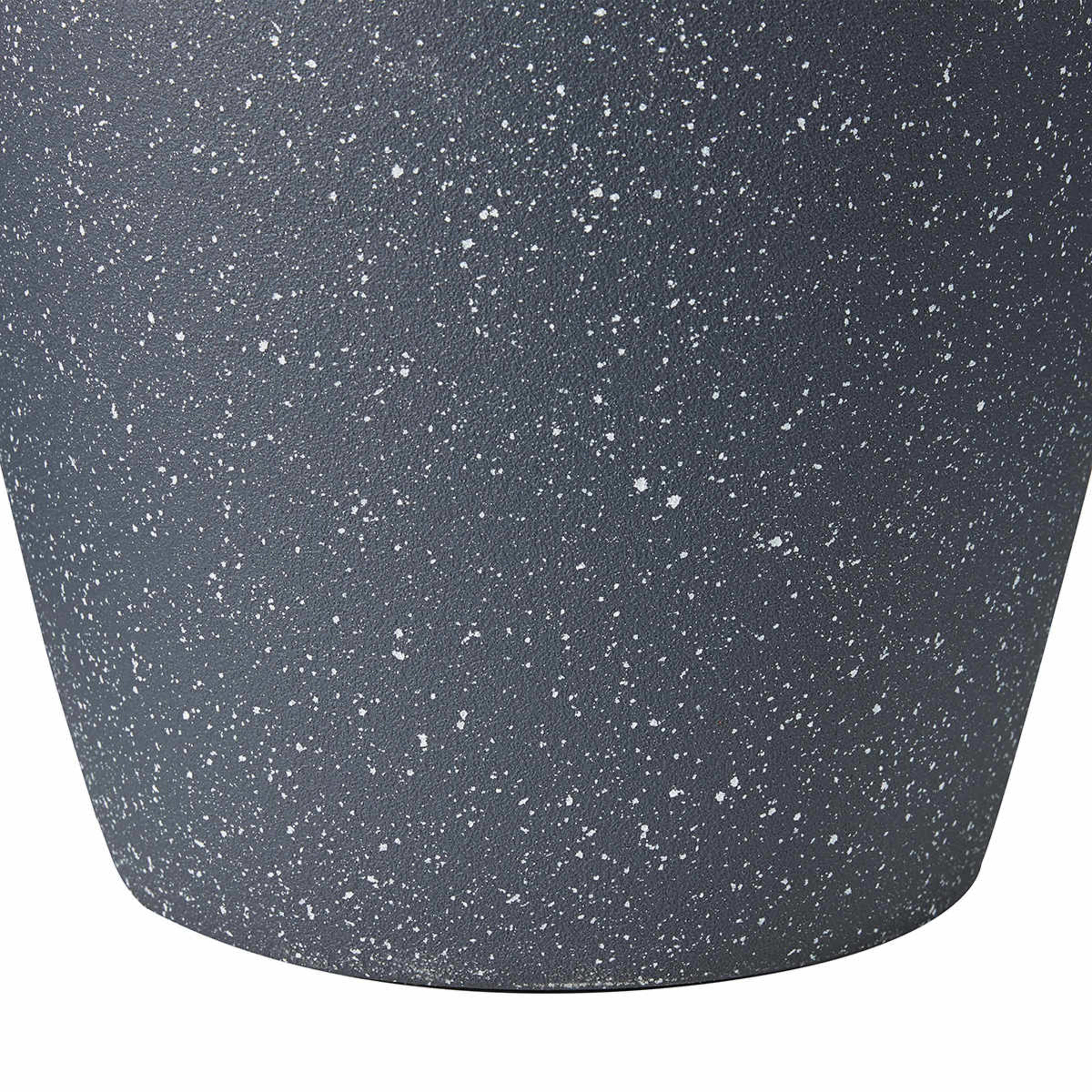 35cm Textured Pot - Grey - Kmart