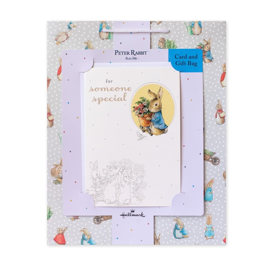 Hallmark Peter Rabbit Gift Bag and Card Combo - Large - Kmart