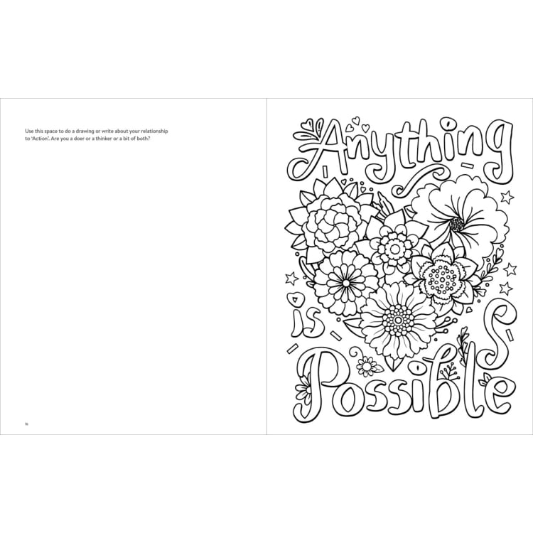 Wellness Colouring and Activity Book - Kmart