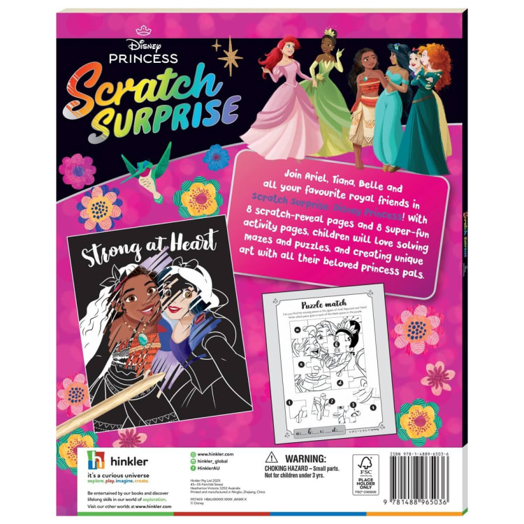 Disney Princess: Scratch Surprise - Book - Kmart