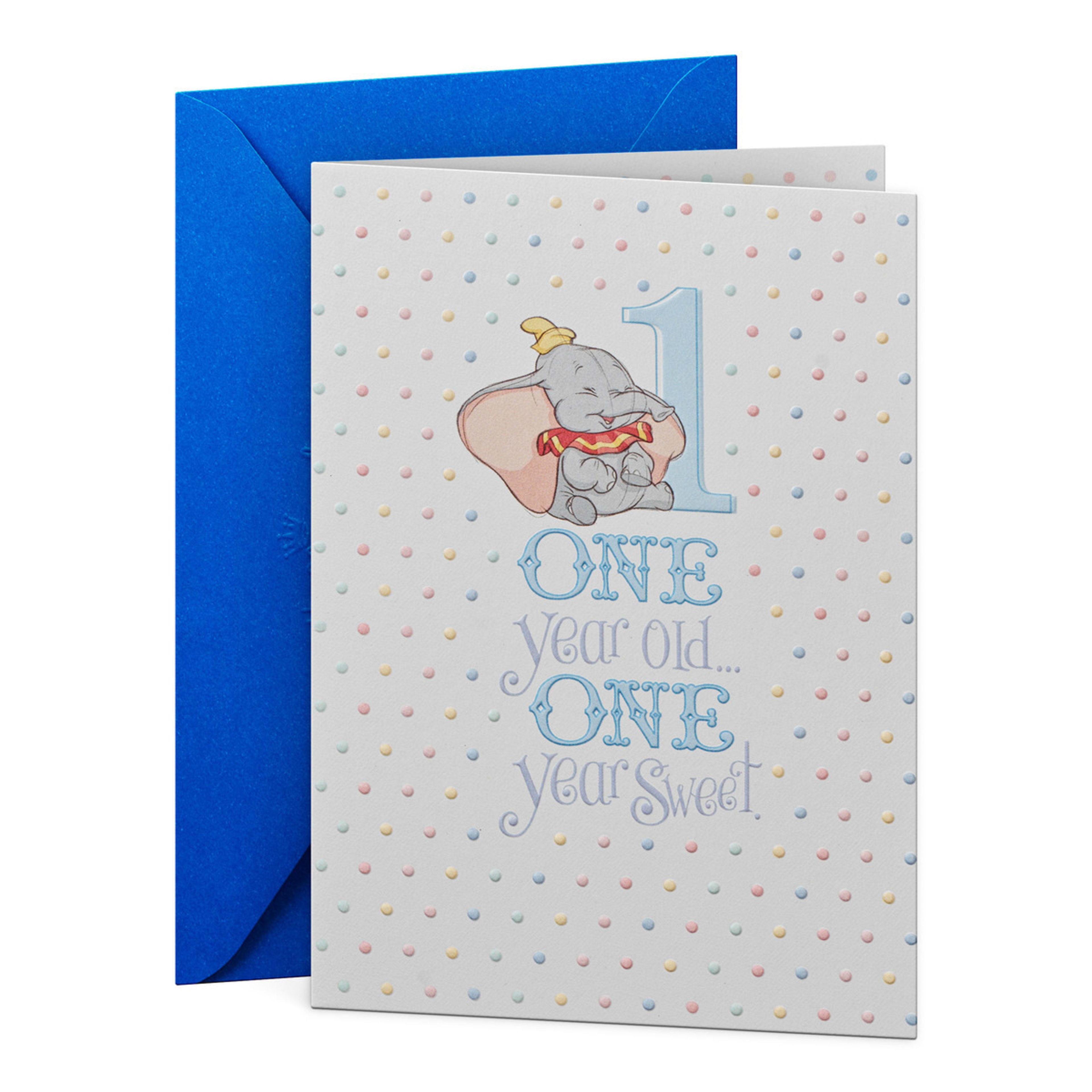 Hallmark Disney Dumbo 1st Birthday Card - Kmart