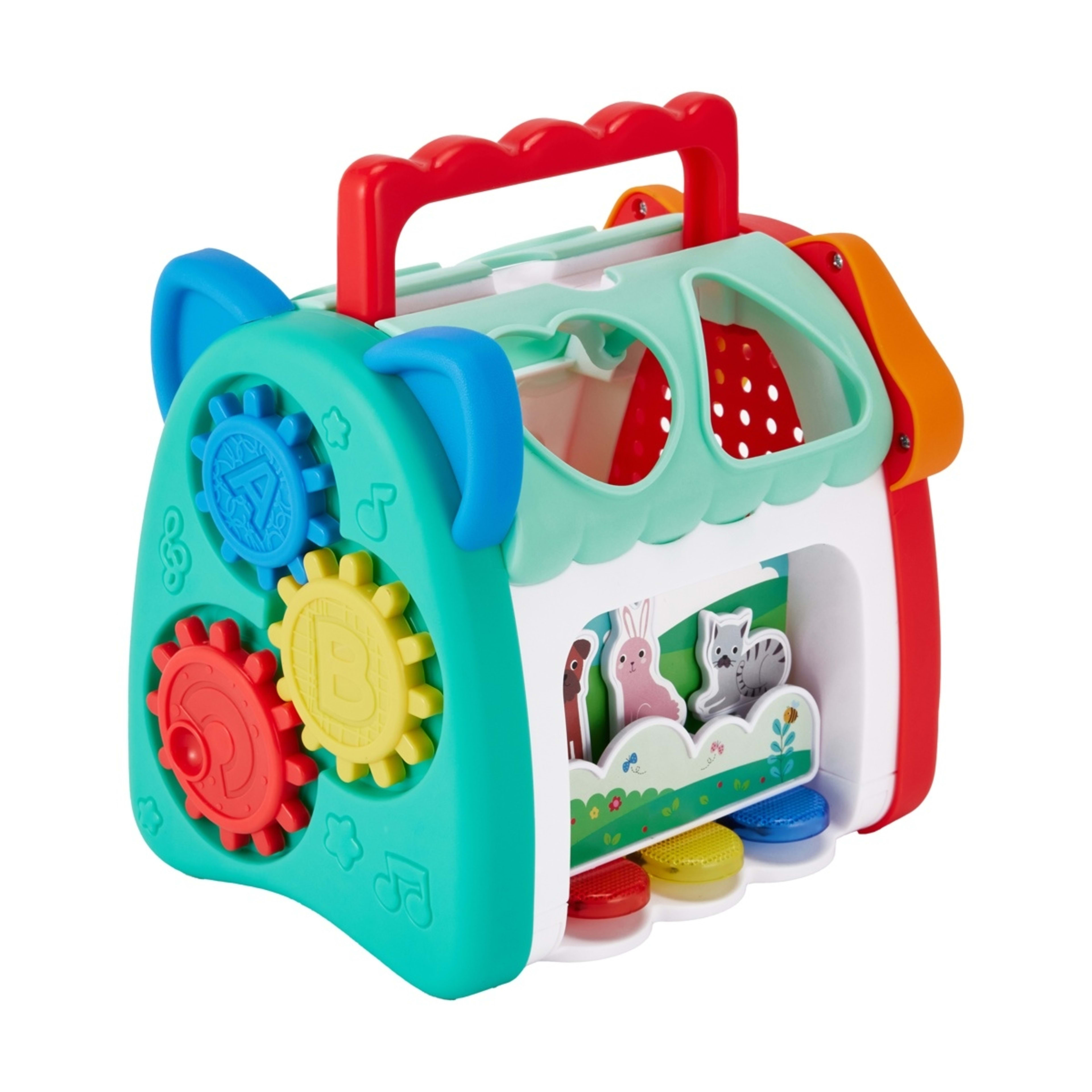5 Piece Play & Learn Shape Sorter House - Kmart
