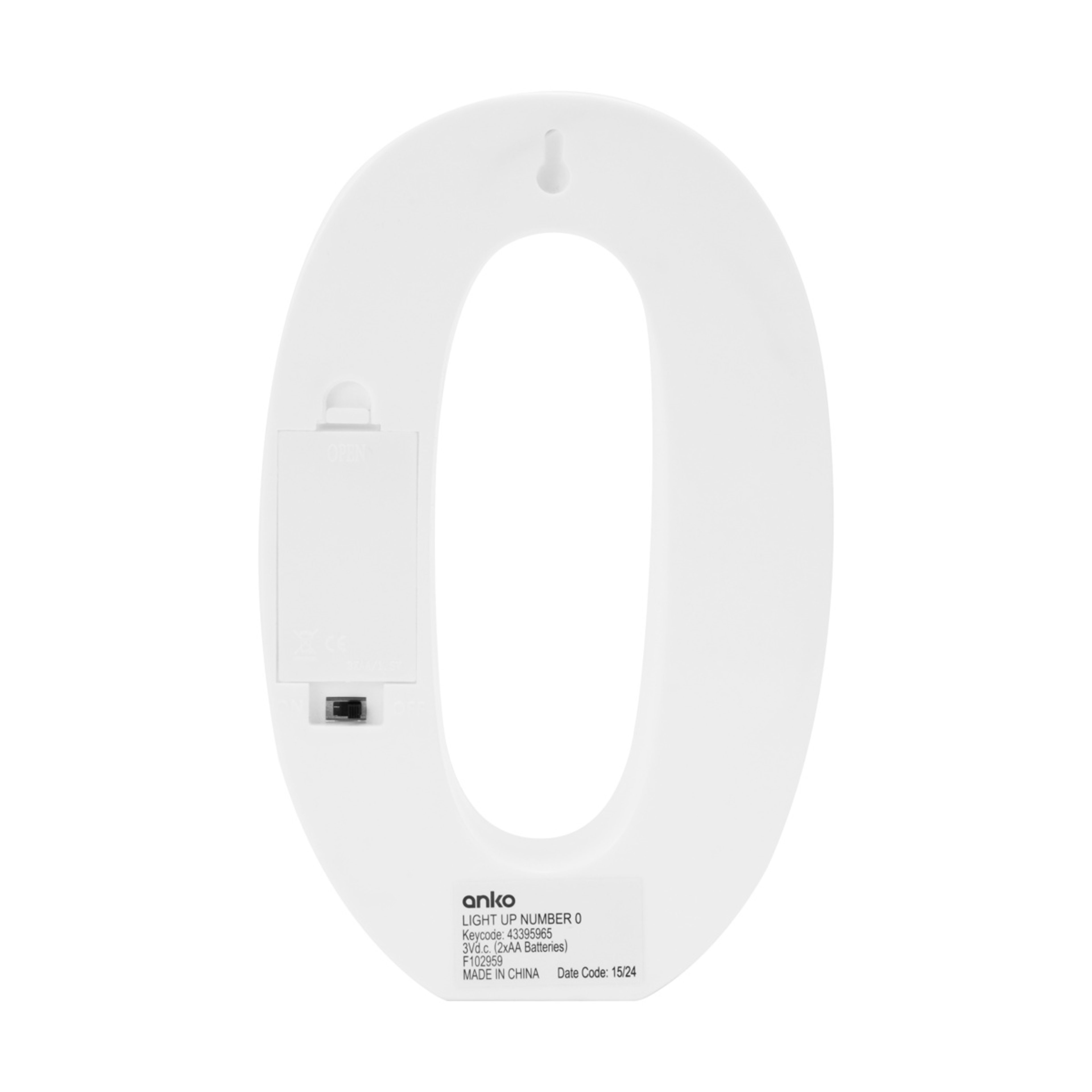 Light Up Number - 0 - Kmart