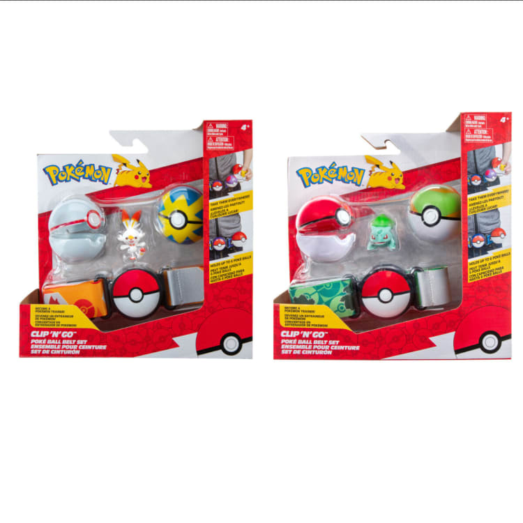 Pokemon Clip 'N' Go Poke Ball Belt Set - Assorted - Kmart