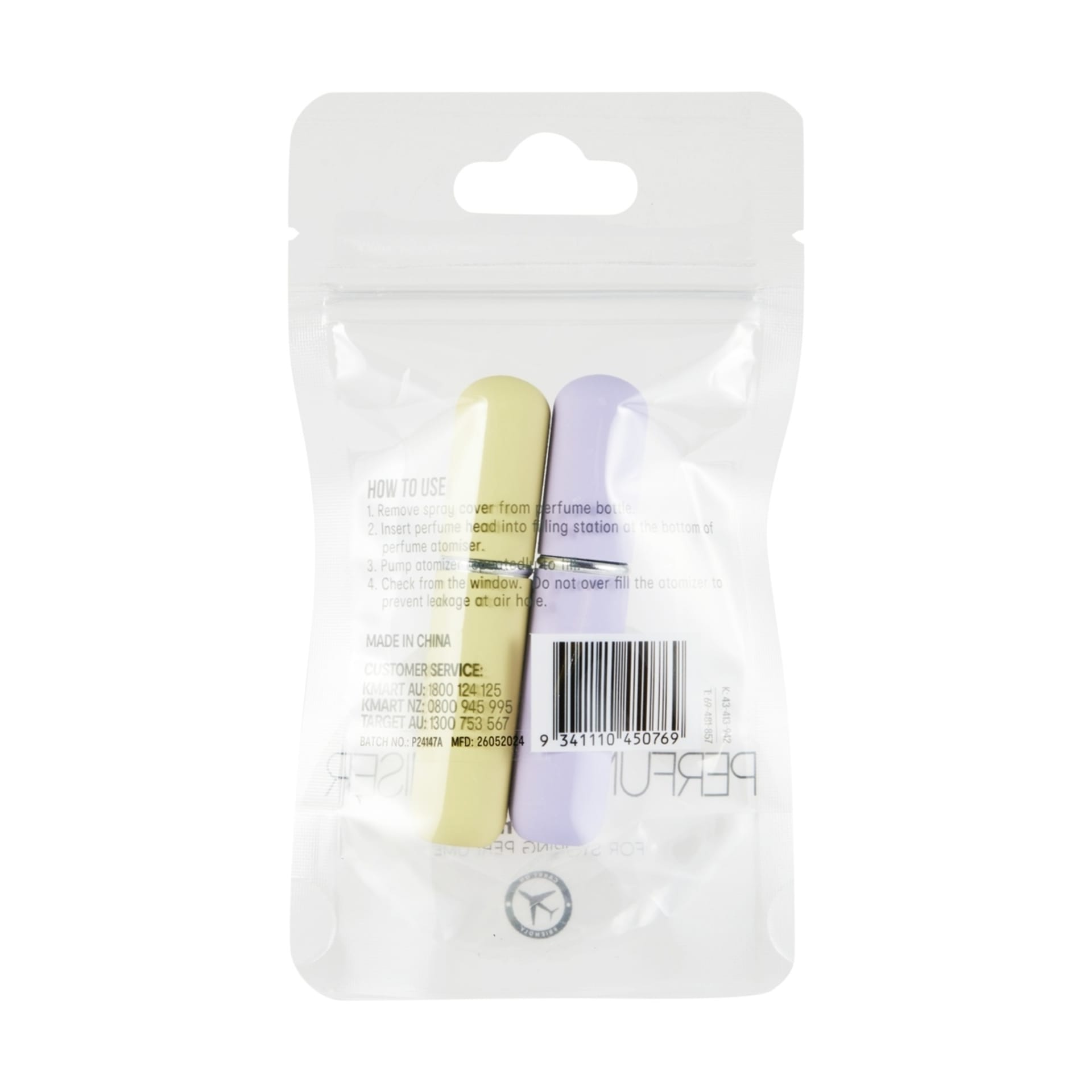 OXX Travel 2 Pack Perfume Atomiser - Kmart NZ