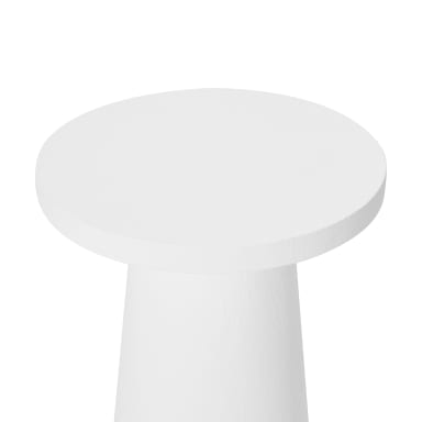 White Textured Side Table - Kmart