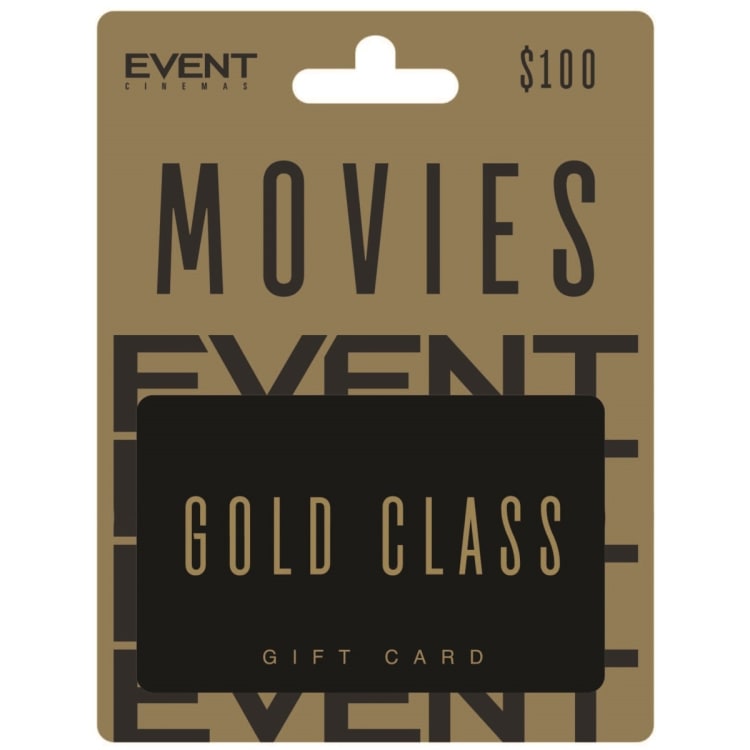 Event Cinemas Movies Gold Class $100 Gift Card - Kmart