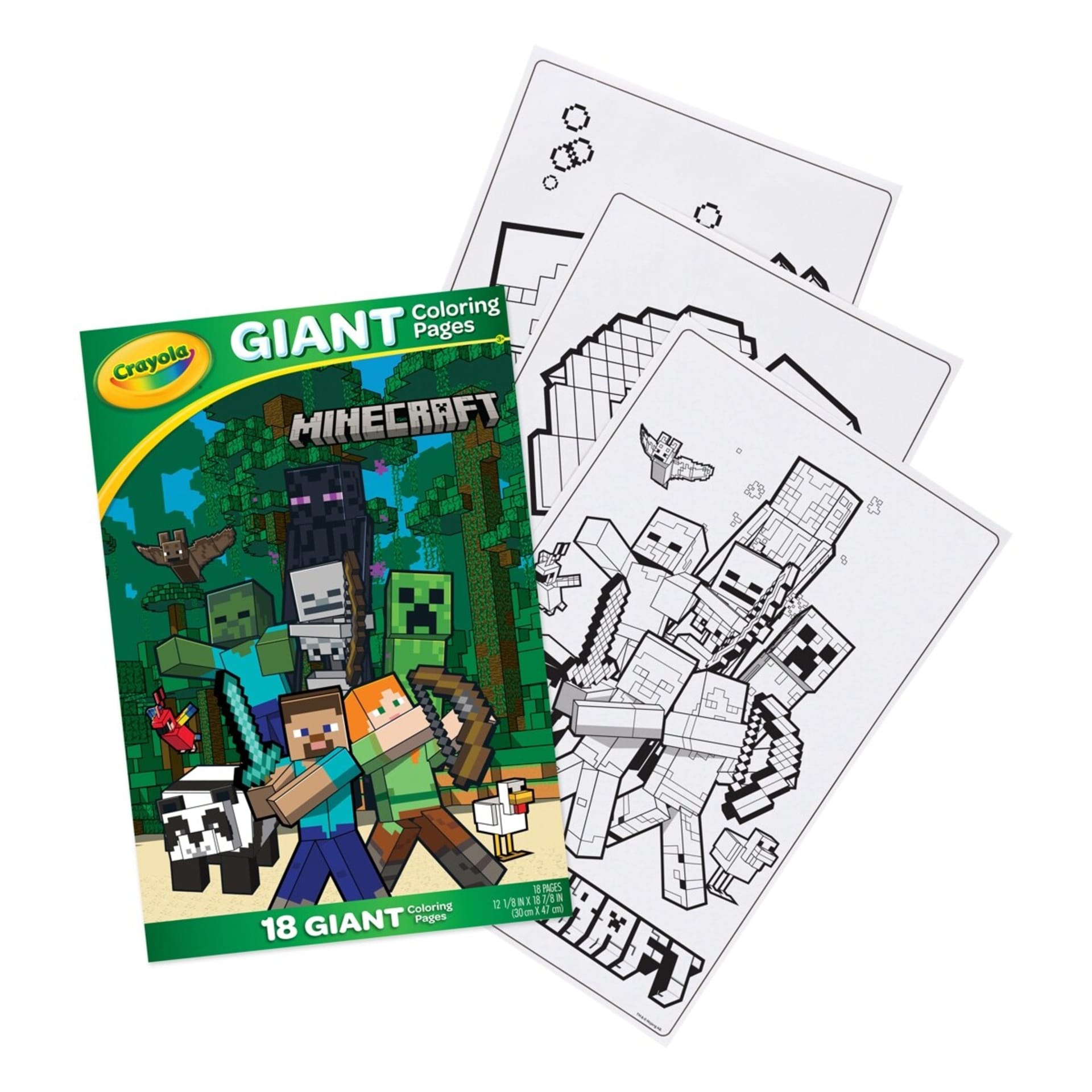 Crayola Giant Coloring Pages - Minecraft - Kmart