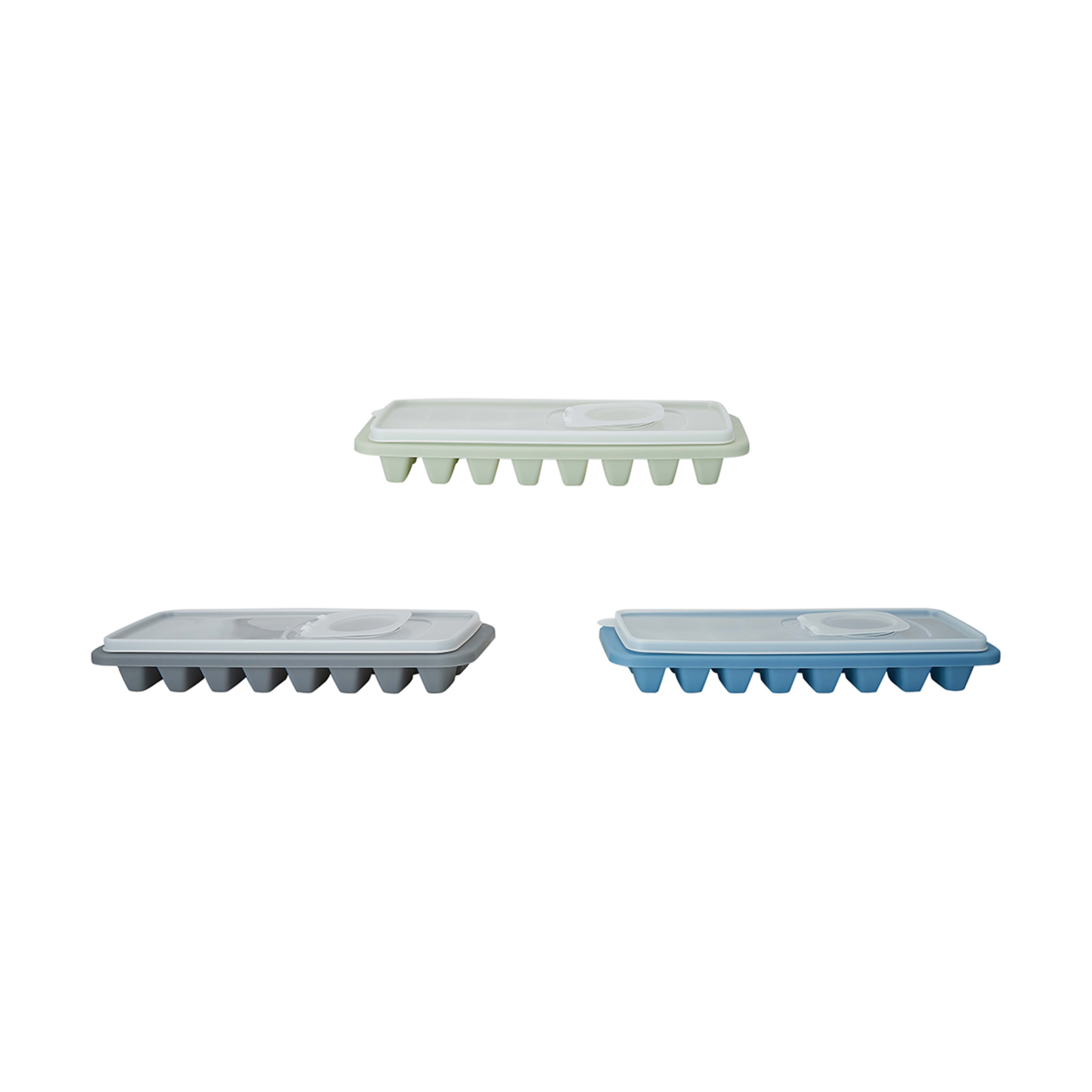 Ice Cube Tray With Lid - Assorted - Kmart