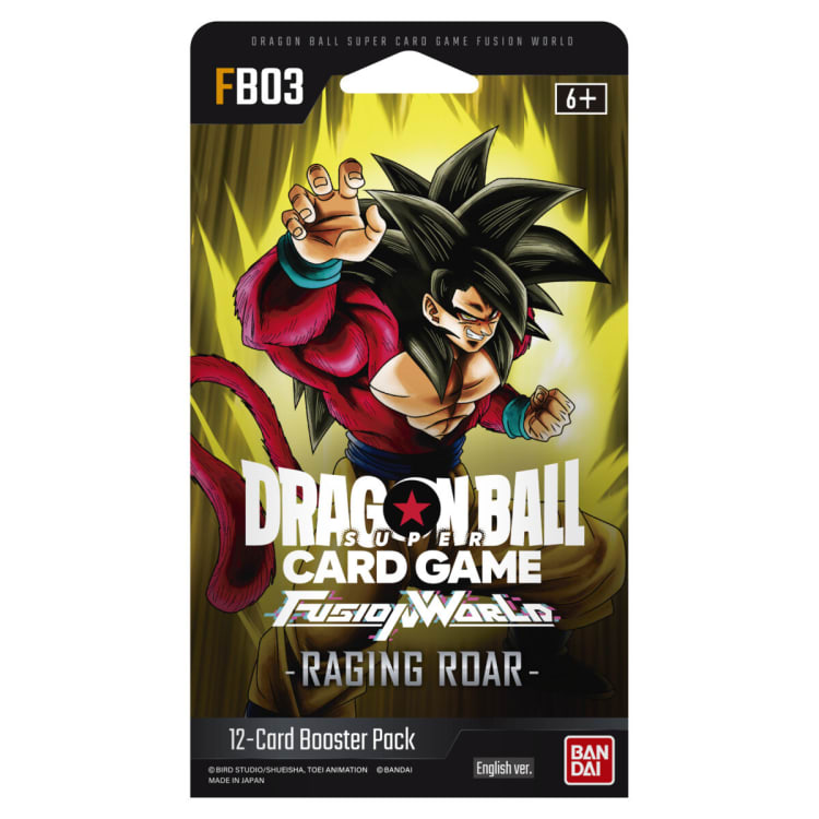 Dragon Ball Super Card Game Fusion World Raging Roar Booster Pack FB03 - Assorted - Kmart