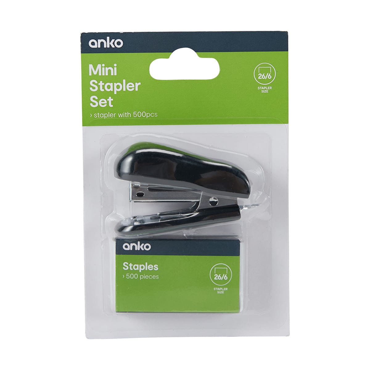 Mini Stapler Set - Black - Kmart