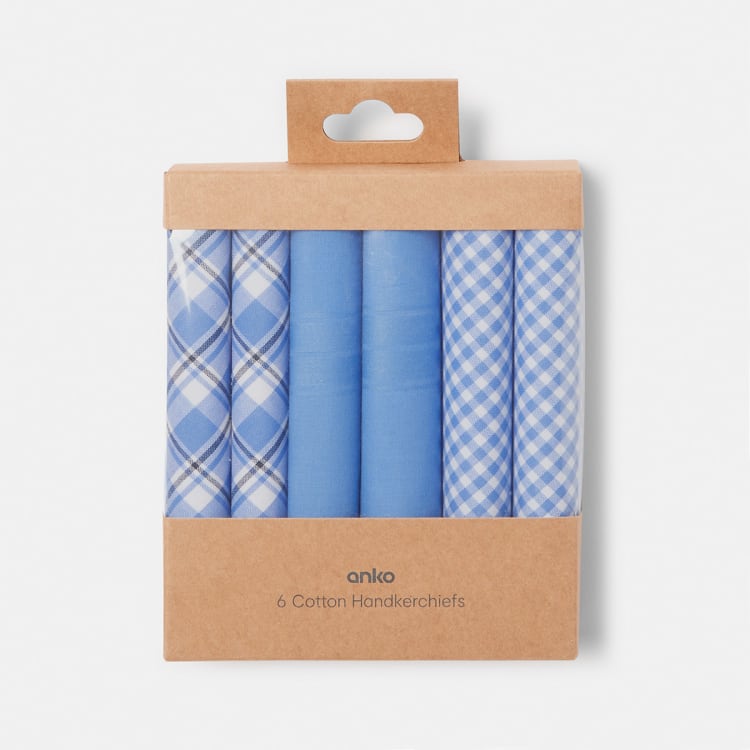 6 Pack Handkerchiefs Gift Set - Assorted - Kmart