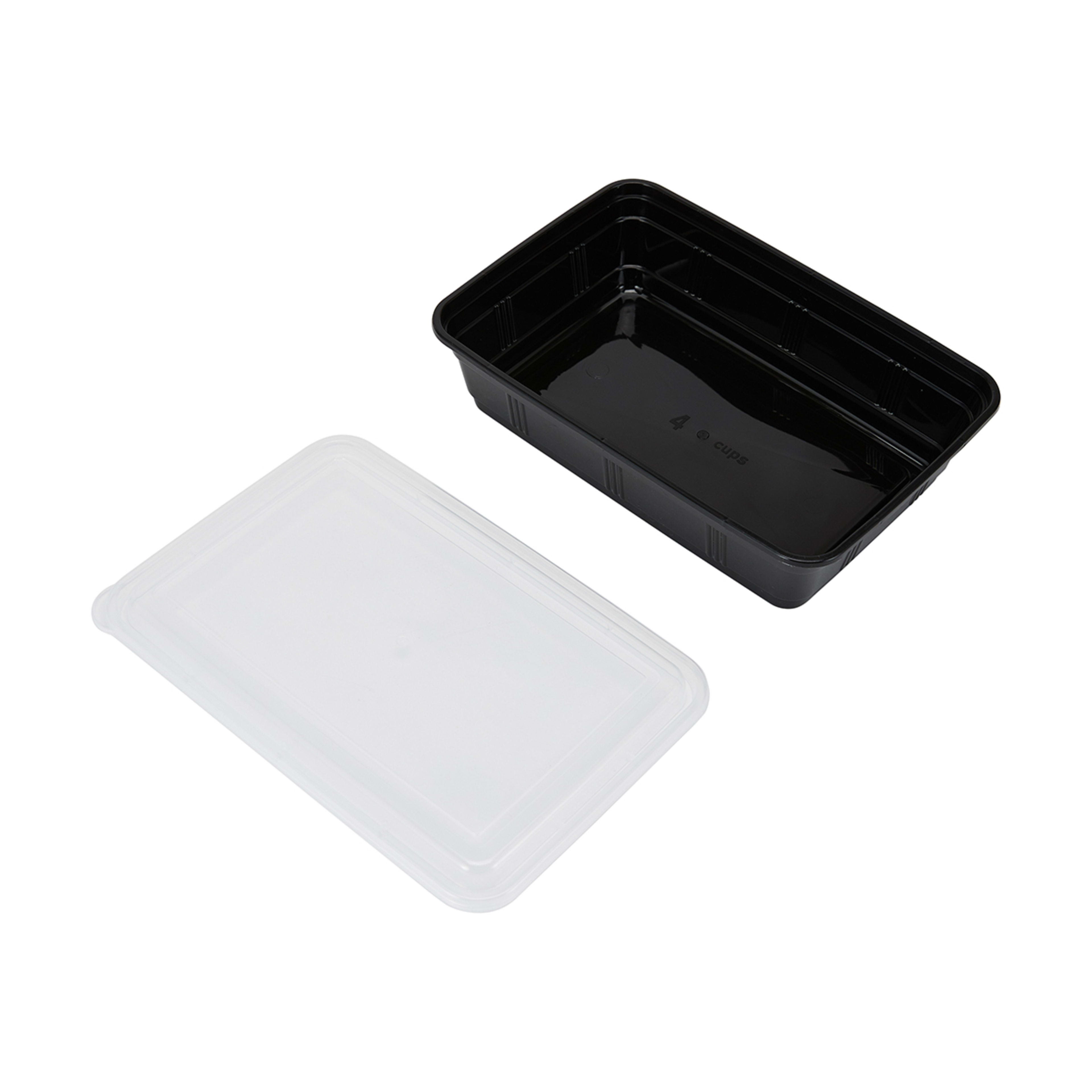 10 Piece 1 Compartment Meal Prep Containers - Kmart