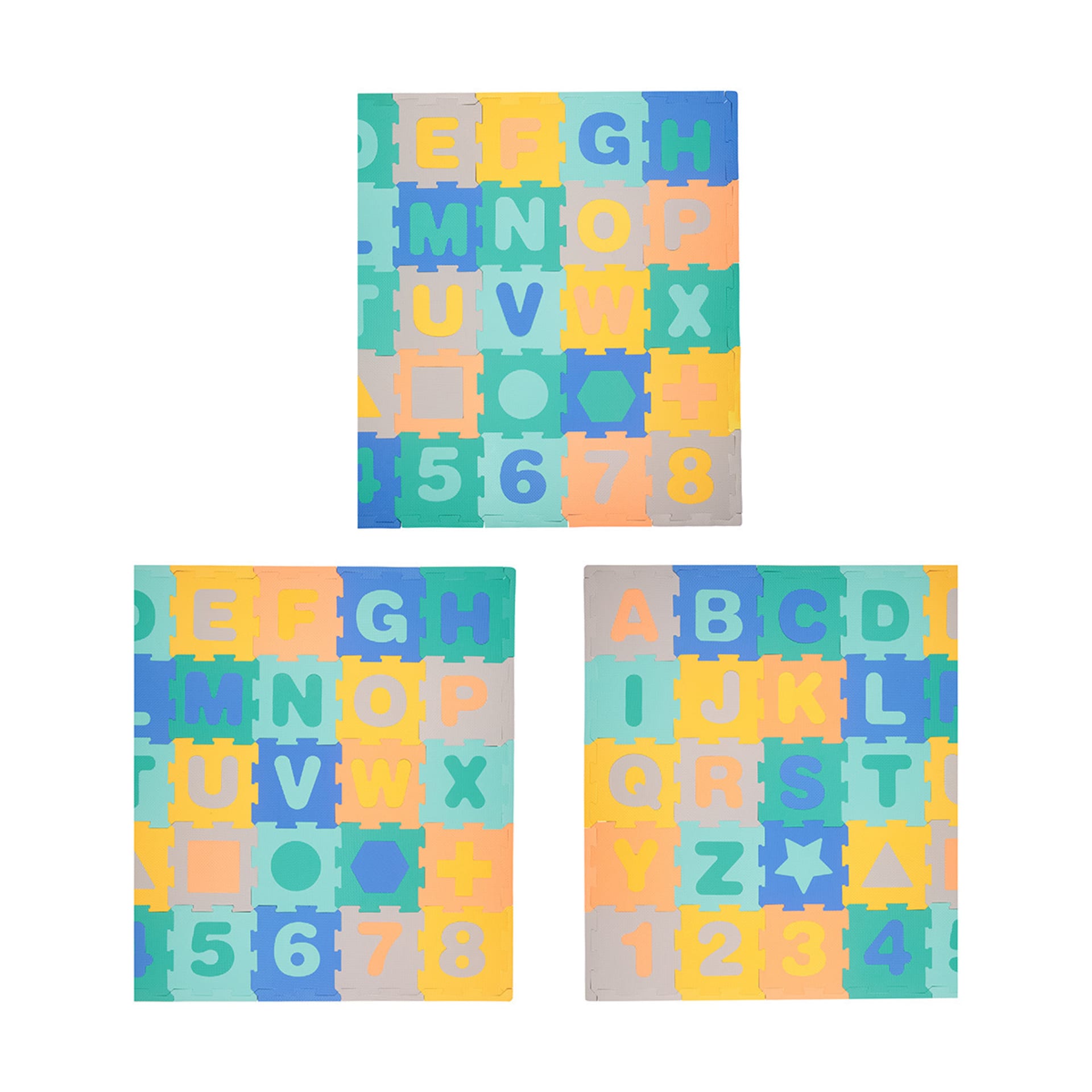 Letters, Shapes & Numbers Foam Playmat - Kmart