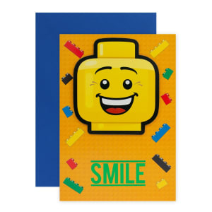 Connections from Hallmark LEGO Birthday Card - Smile - Kmart NZ