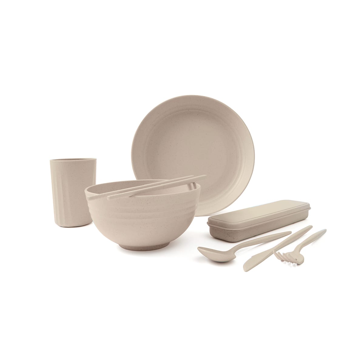 32 Piece Reusable Dinner Set - Kmart