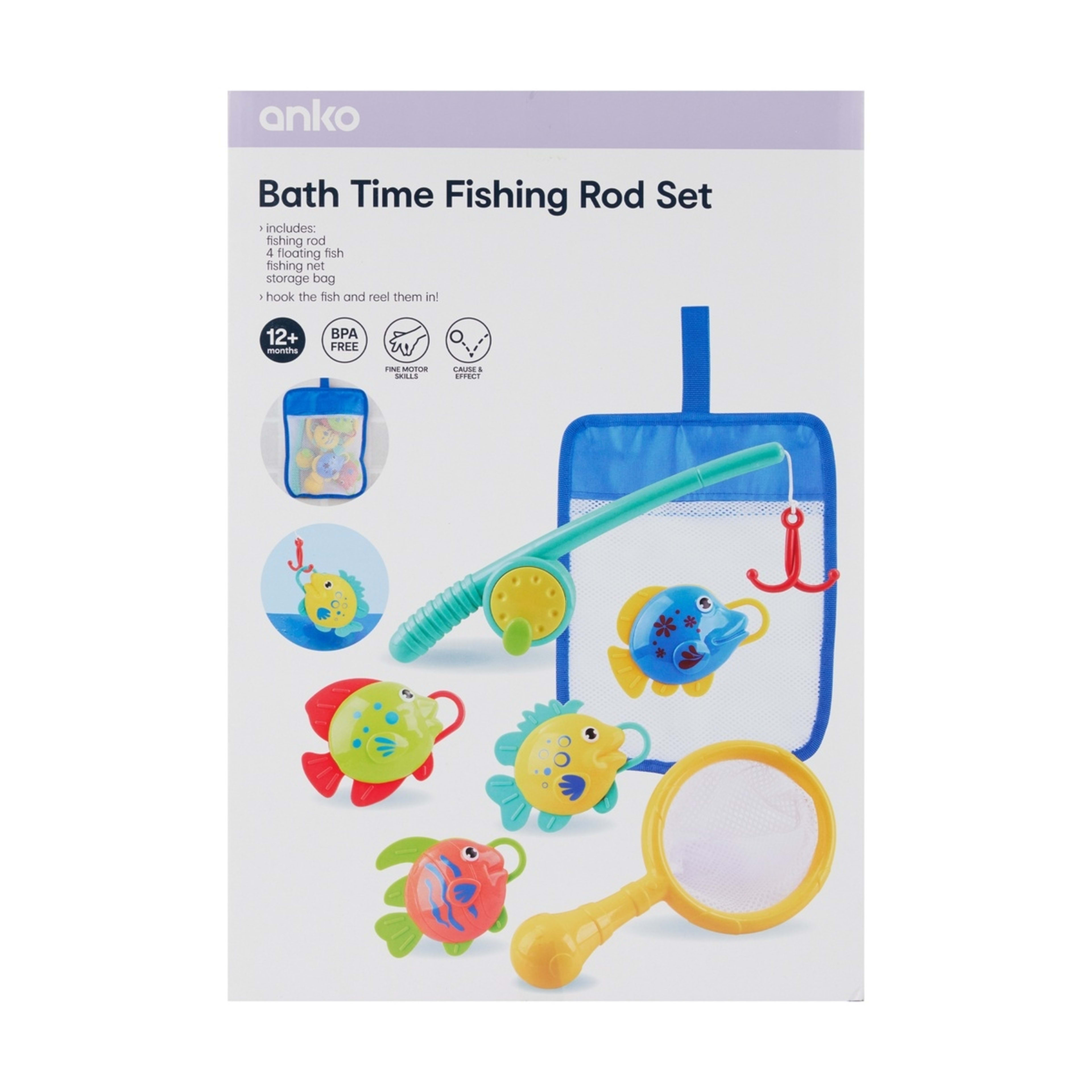 Bath Time Fishing Rod Set - Kmart
