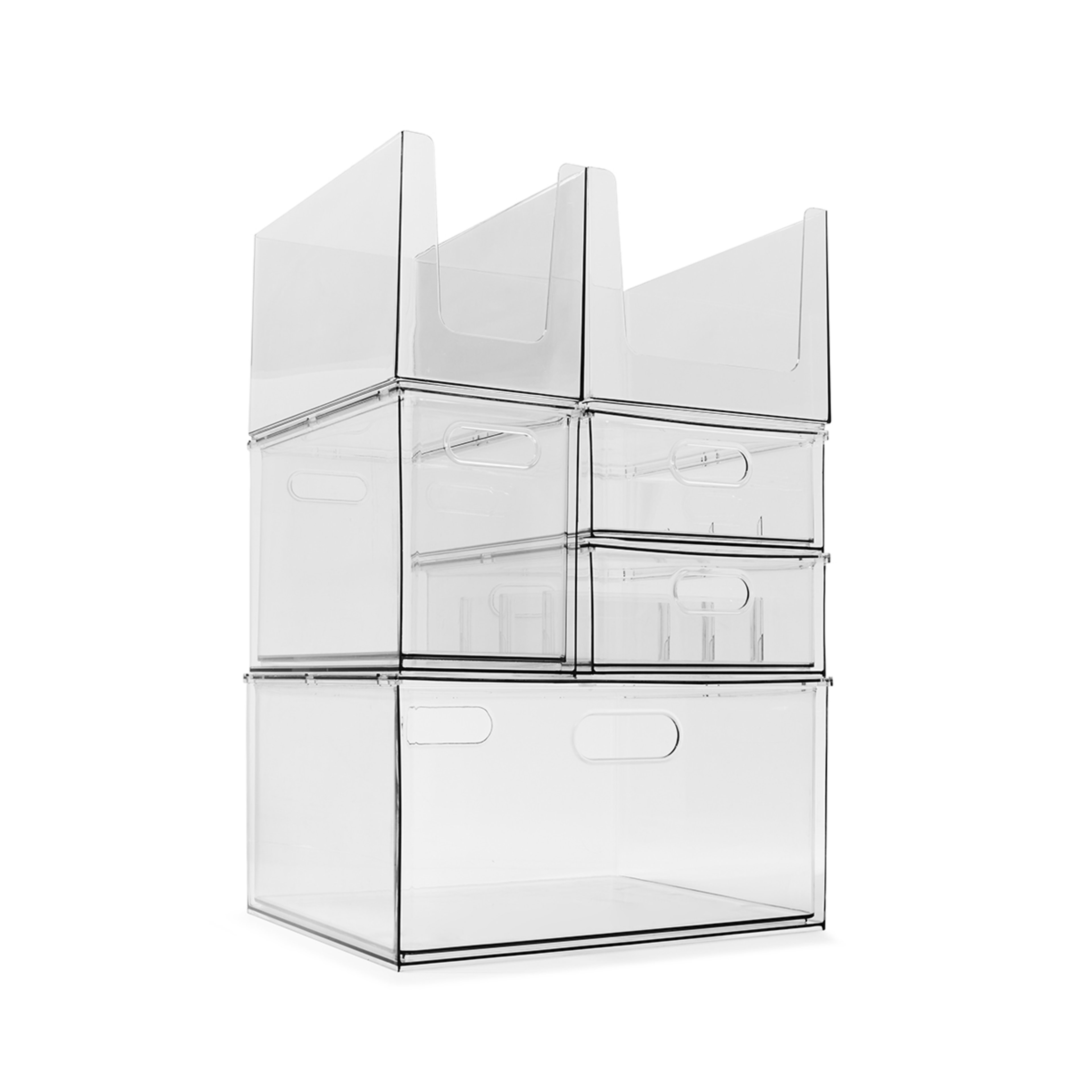 10L Clear Narrow Open Front Bin - Kmart NZ
