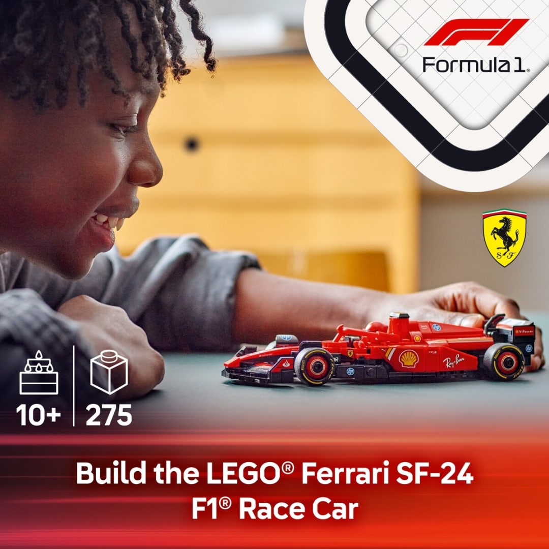 LEGO Speed Champions Ferrari SF-24 F1 Race Car 77242 - Kmart
