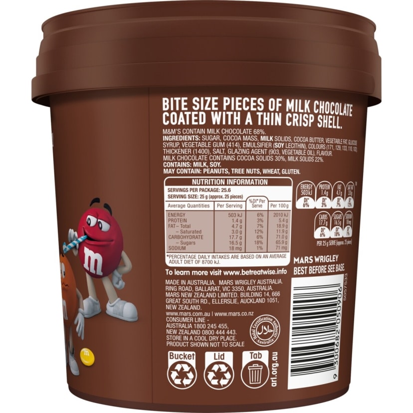 M&M's Party Bucket 640g - Kmart