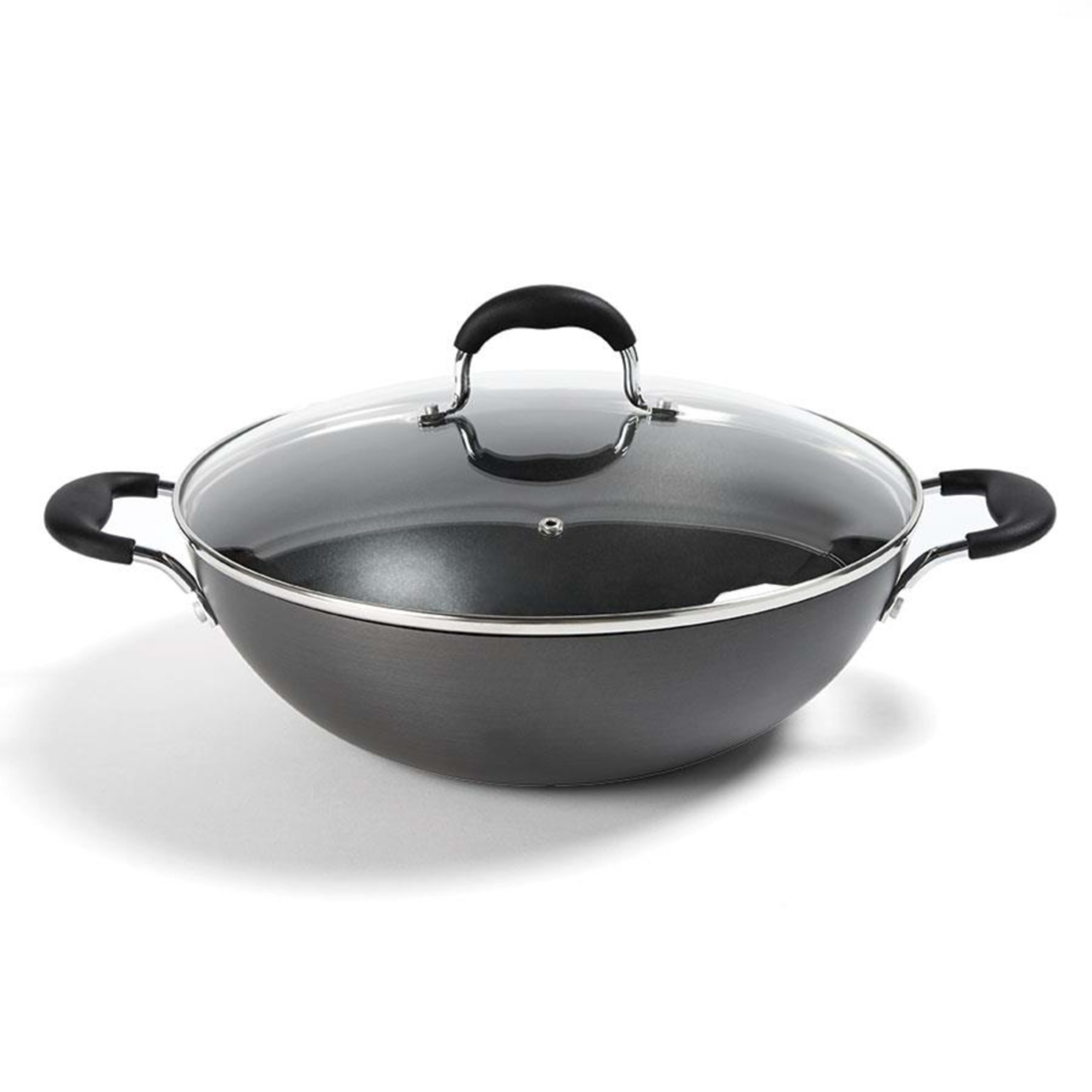 32cm Hard Anodised Wok - Kmart NZ