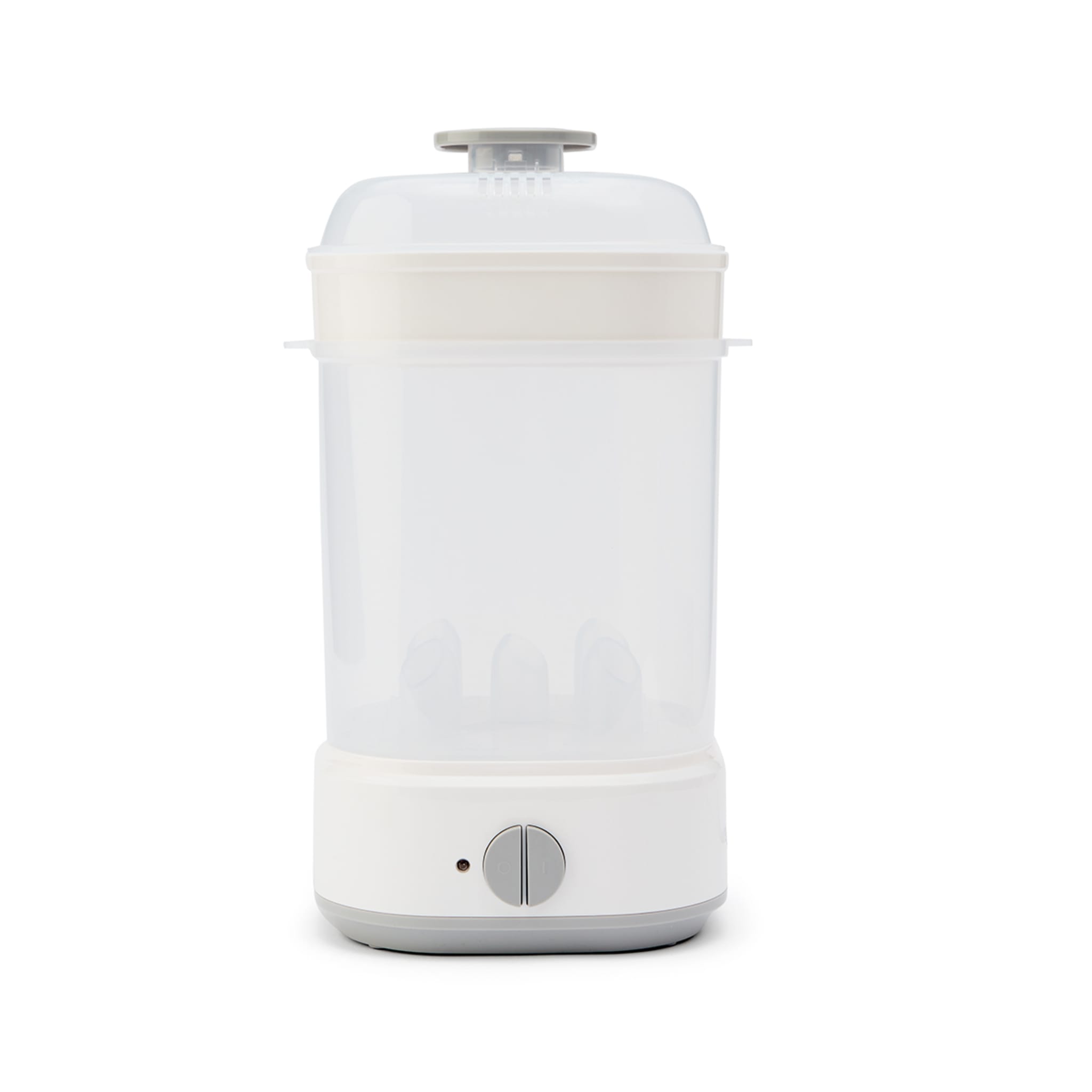 Electric Steam Bottle Steriliser - White and Grey - Kmart