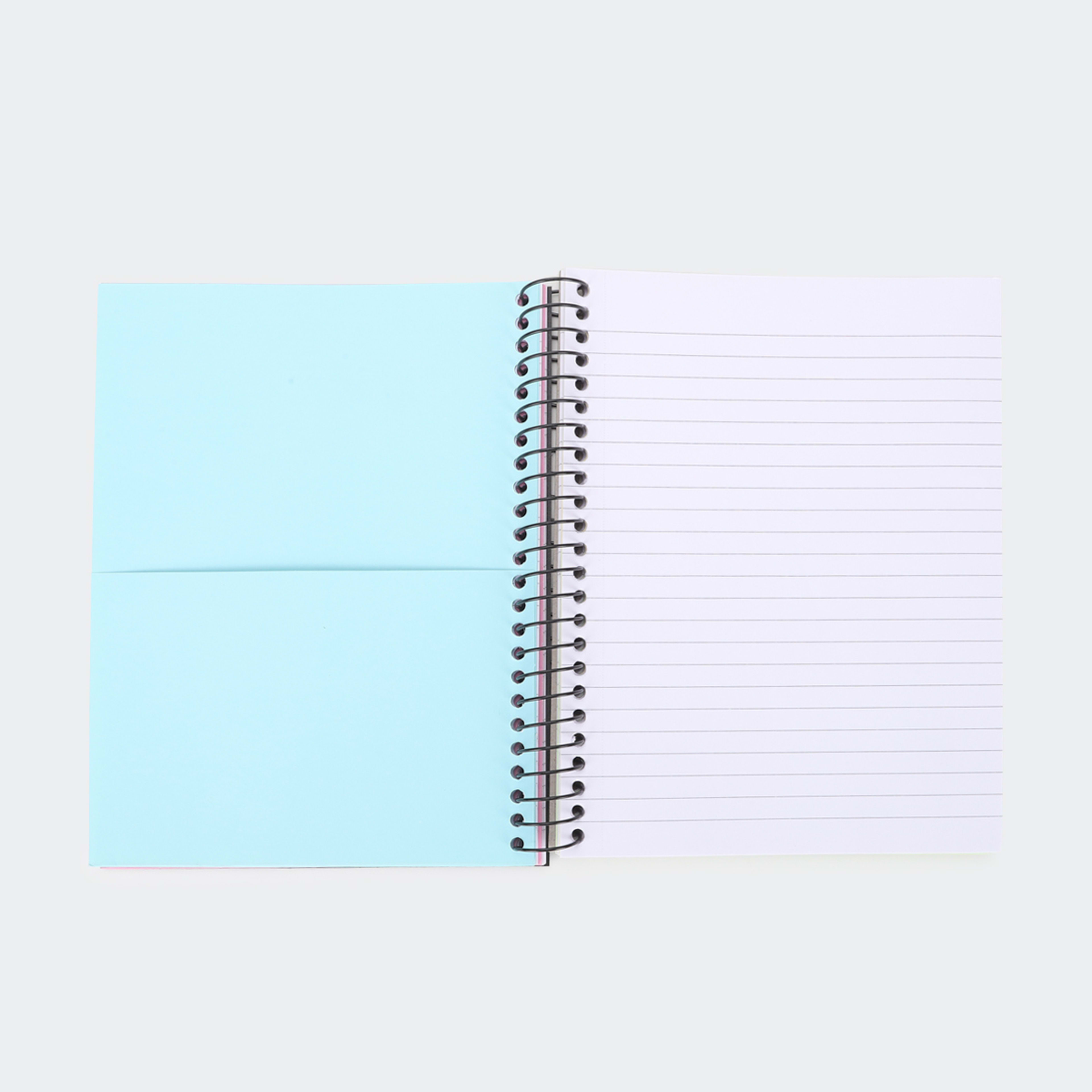 A5 5 Subject Notebook - Black - Kmart