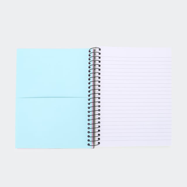 A5 5 Subject Notebook - Black - Kmart