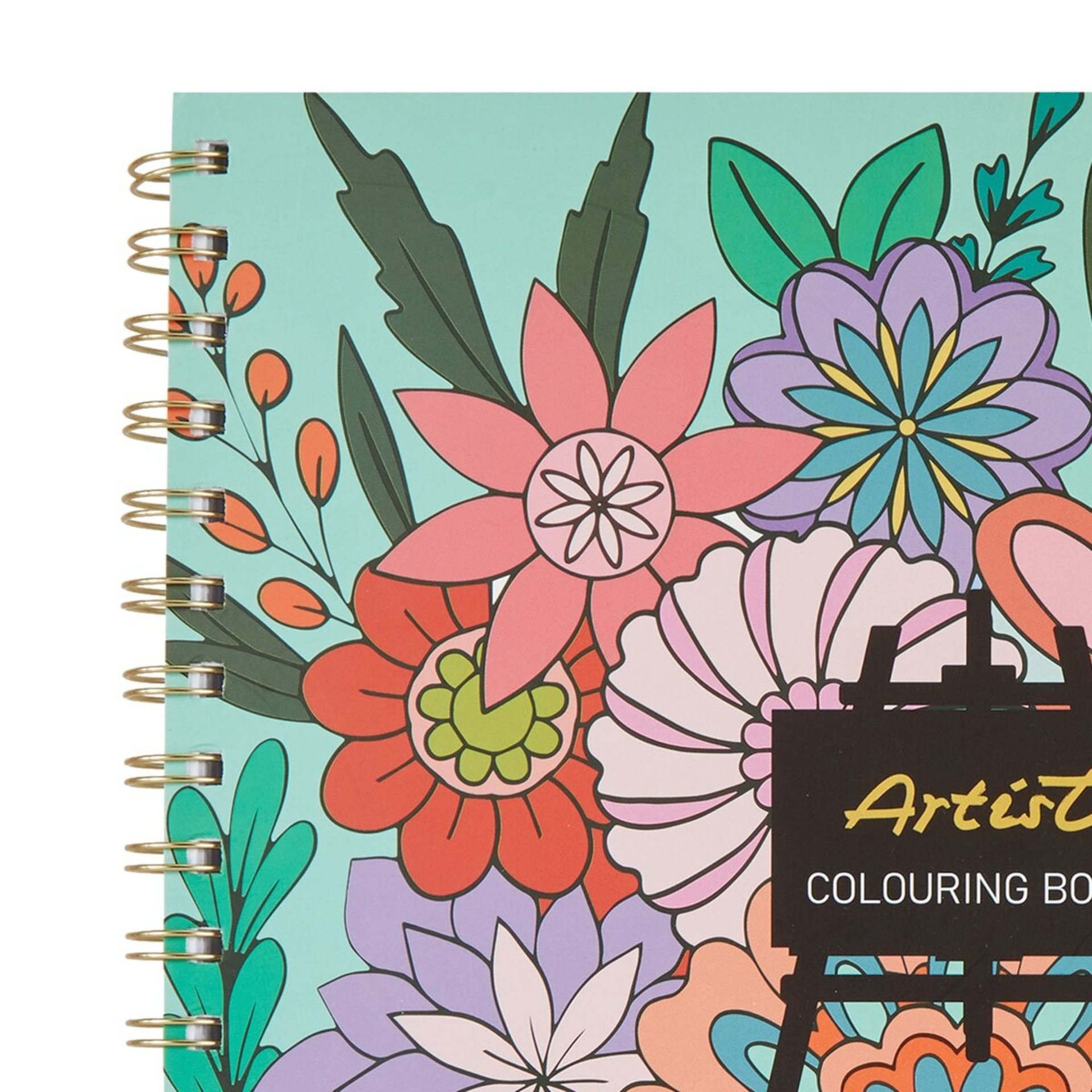 Artist Colouring Book - Flowers - Kmart