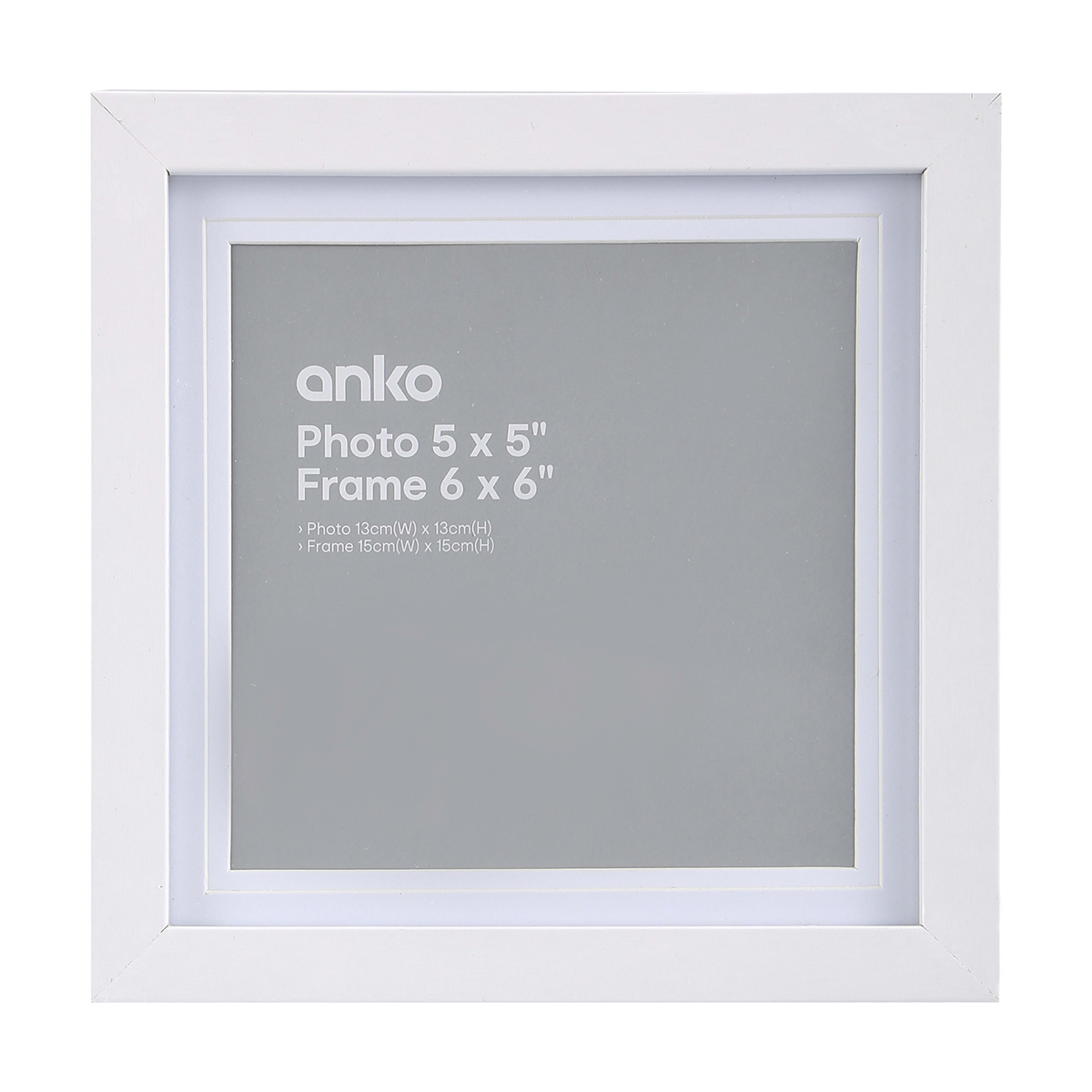 Frame 5in. x 5in. Nice White - Kmart