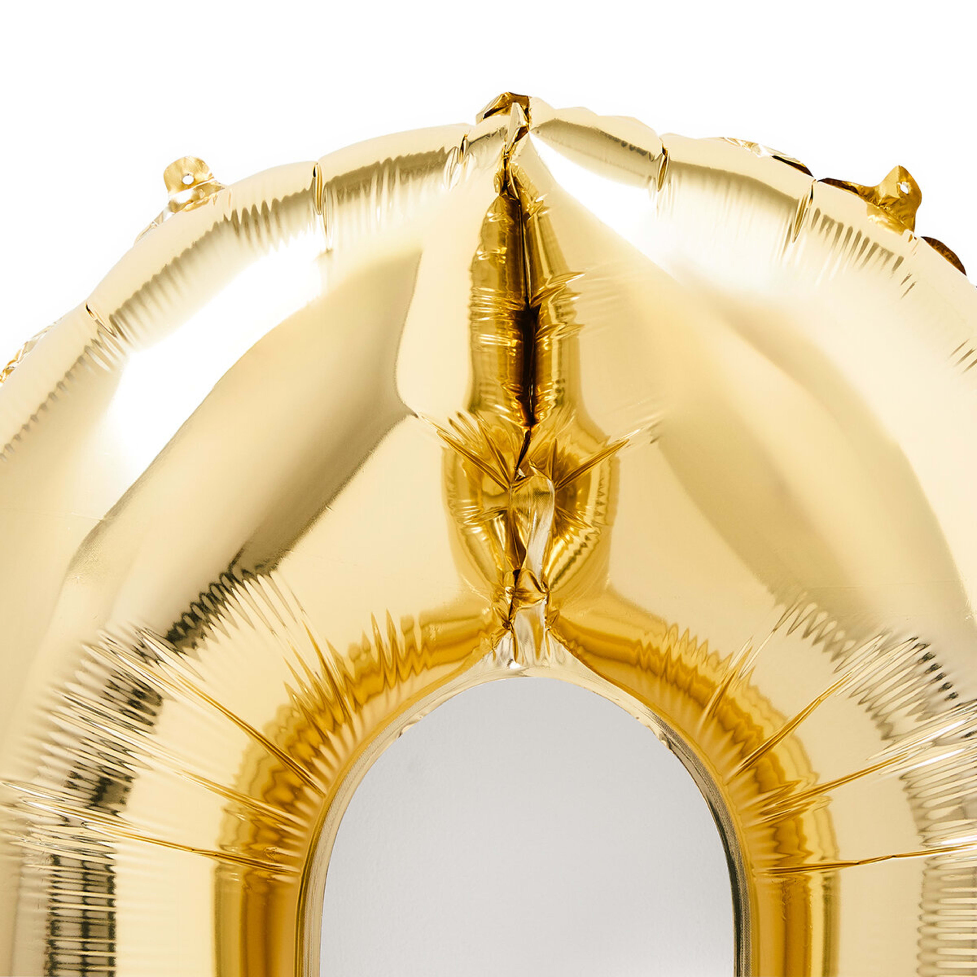 Gold Look Giant Number 0 Foil Balloon - Kmart NZ