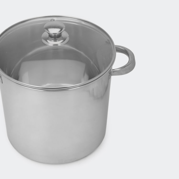 7.6L Stainless Steel Stock Pot - Kmart