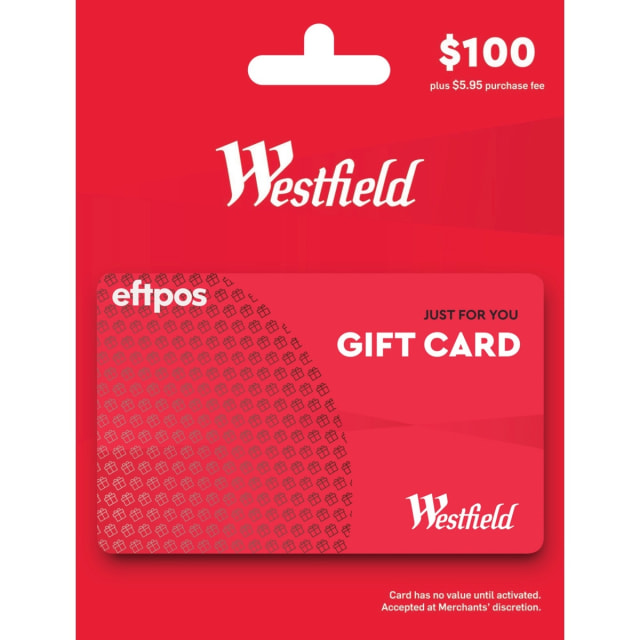 Westfield eftpos Just For You $100 Gift Card - Kmart