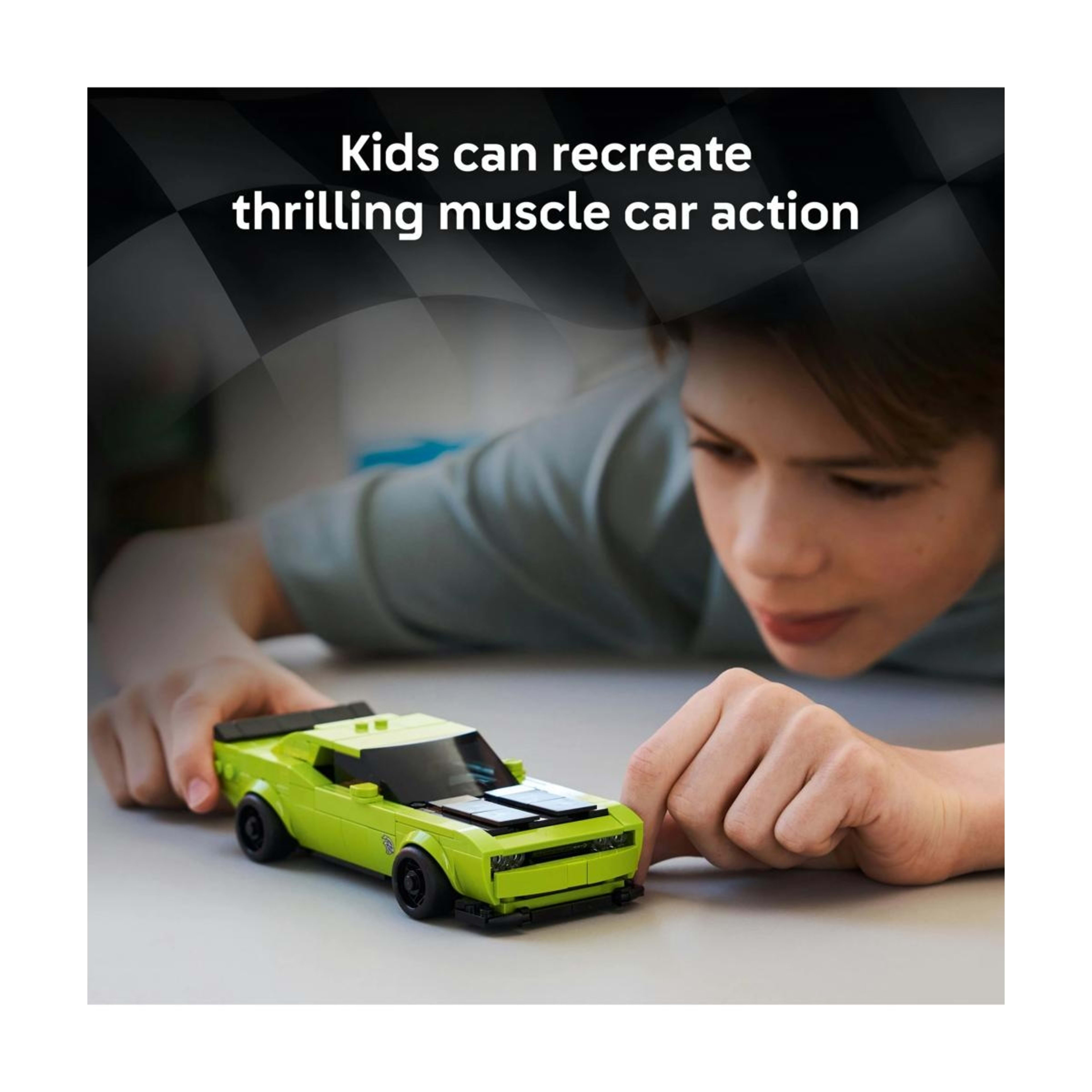 LEGO Speed Champions Dodge Challenger SRT Hellcat Sports Car 77237 - Kmart