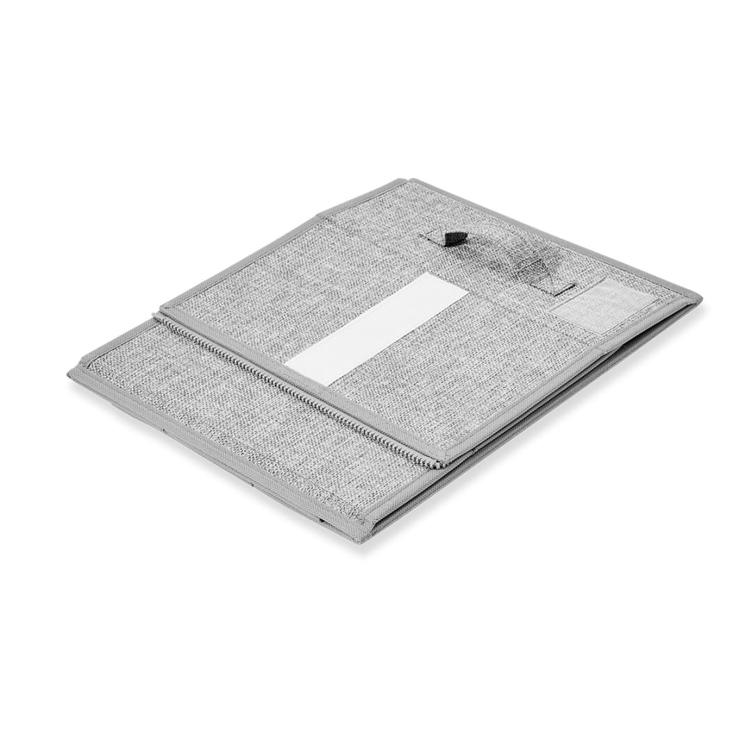 Linen Look Bed Linen Box - Charcoal - Kmart