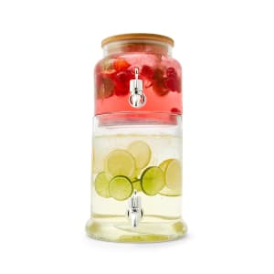 Stacking Drink Dispenser with Bamboo Lid - Kmart