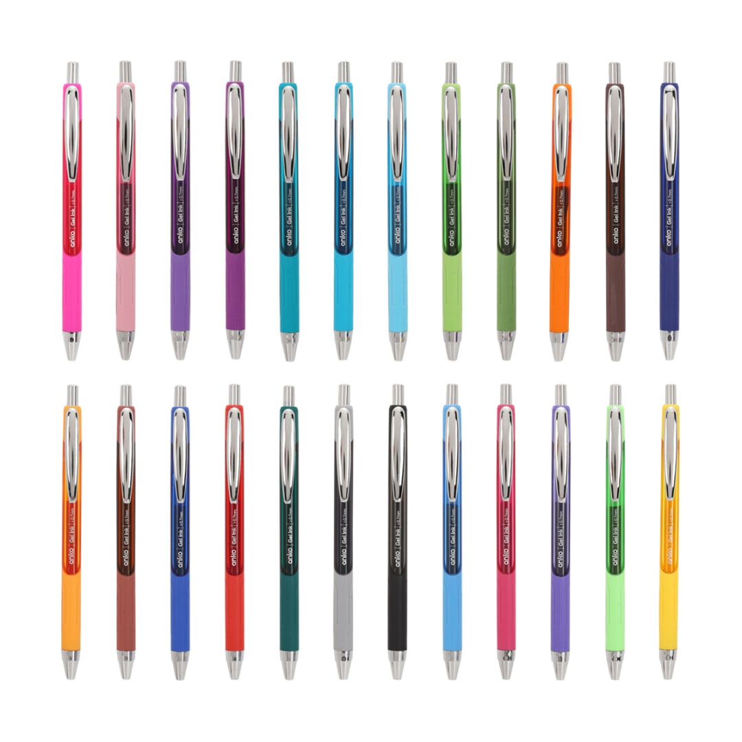 24 Pack Retractable Gel Pens - Kmart NZ