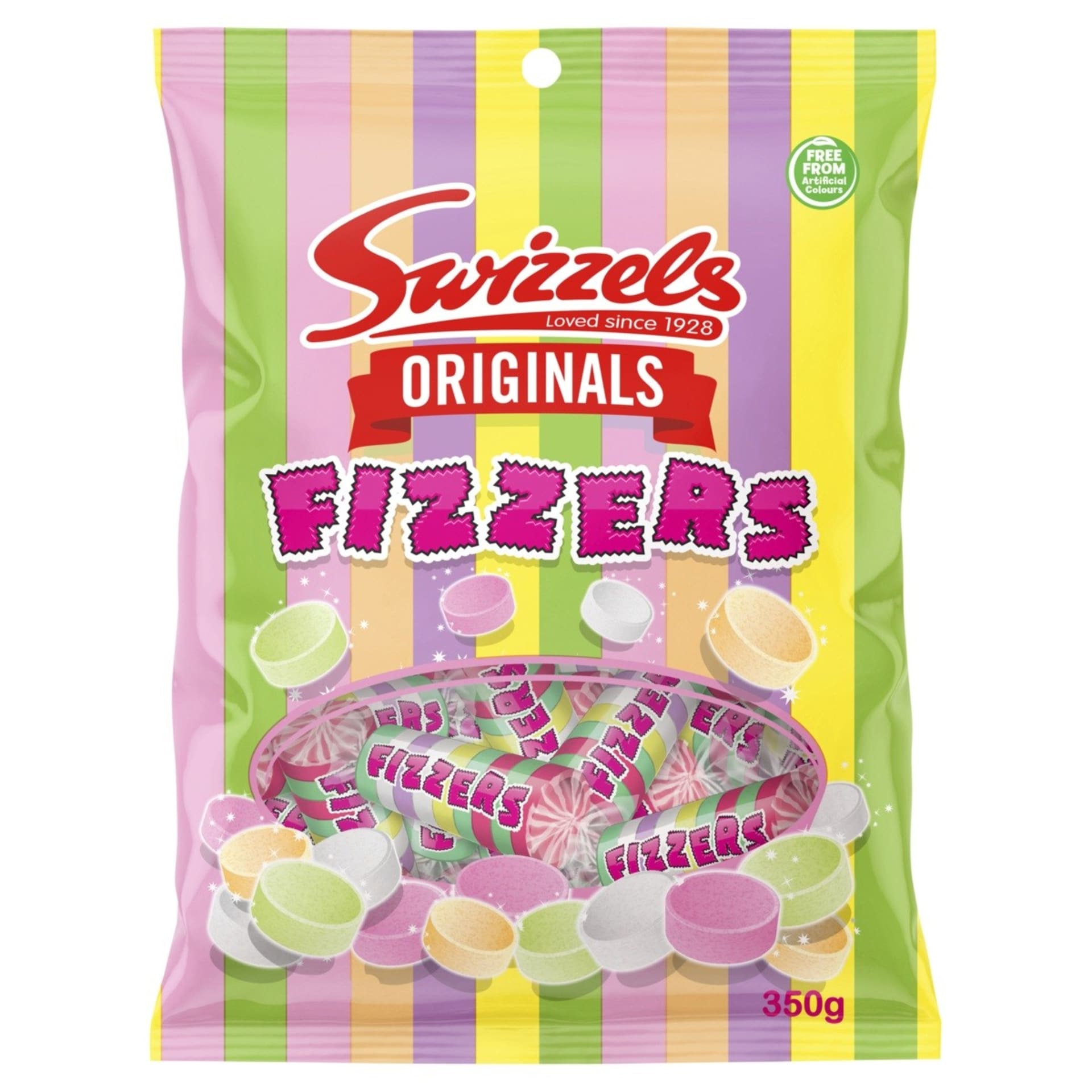 Swizzels Originals Fizzers 350g - Kmart
