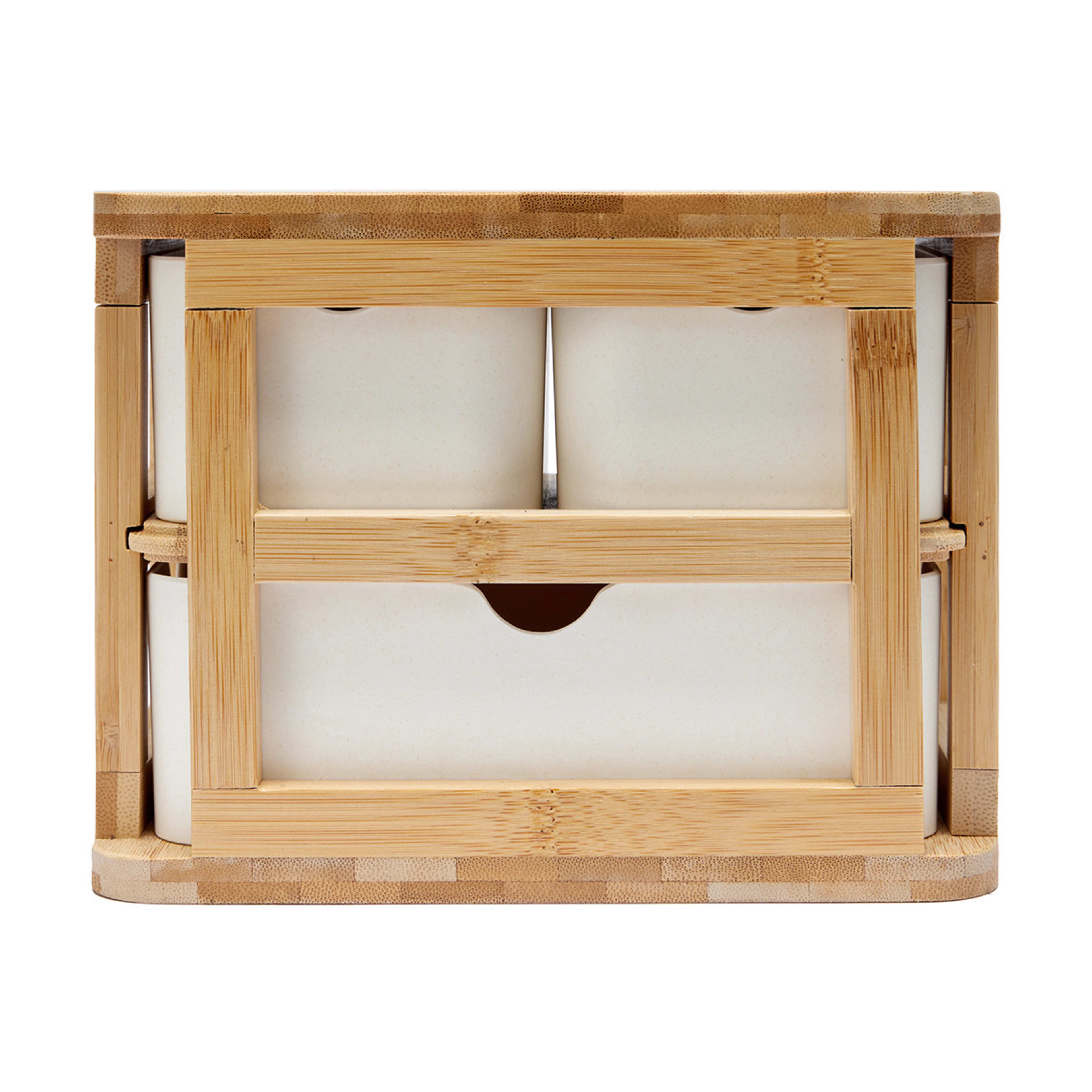 3 Drawer Bamboo Storage Unit - Kmart