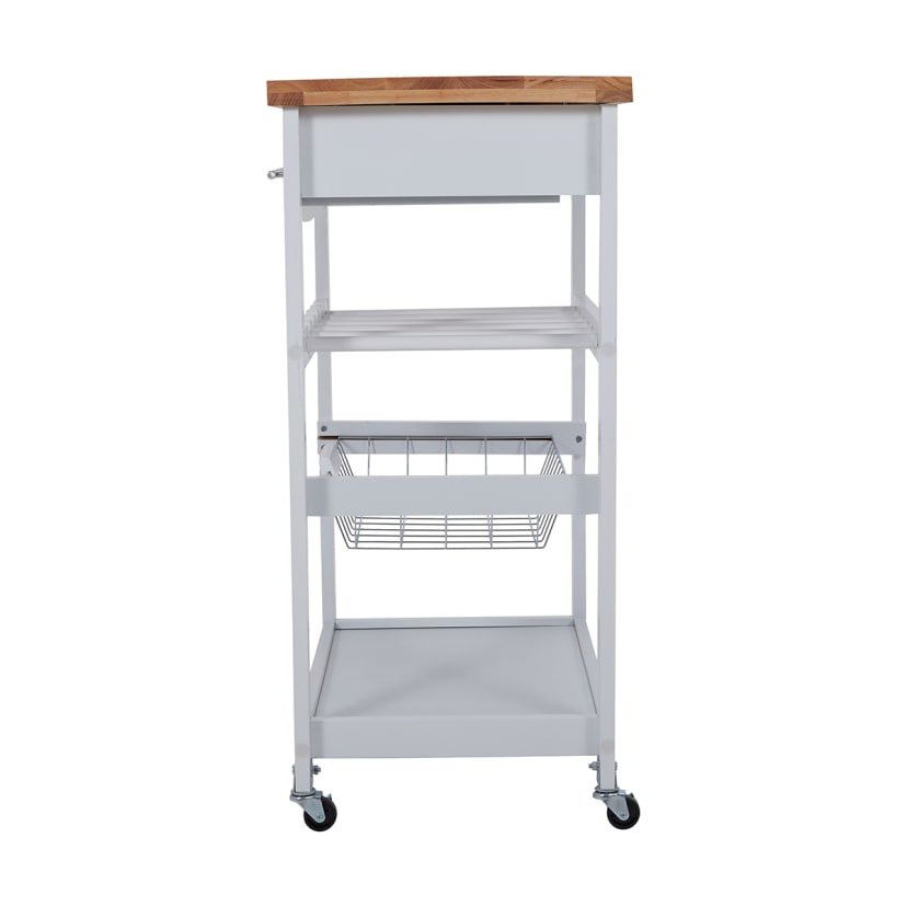 White Kitchen Trolley - Kmart