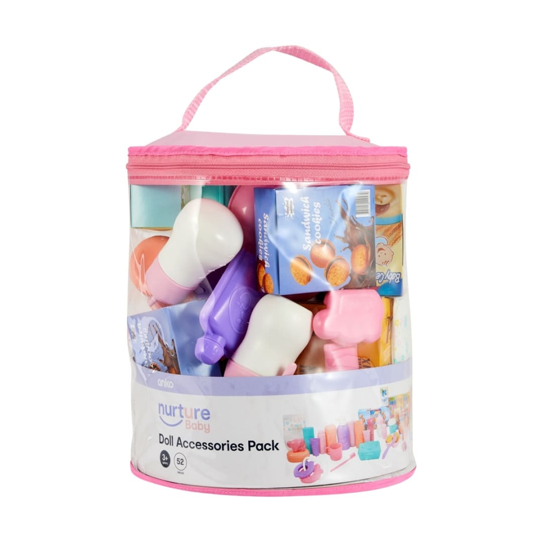 52 Piece Doll Accessories Pack - Kmart