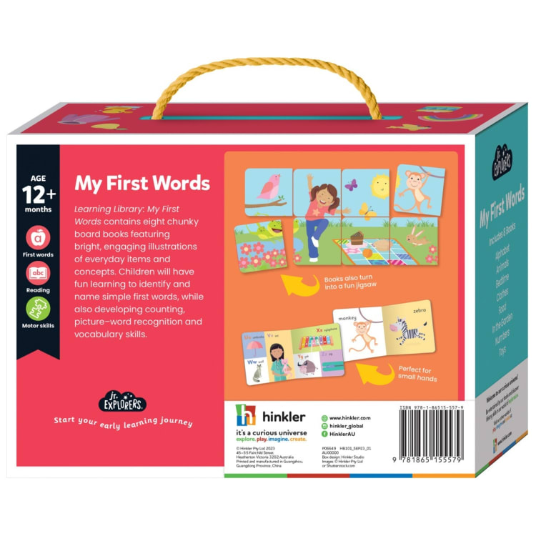 Jr. Explorers My First Words Learning Library Box Set - Book - Kmart