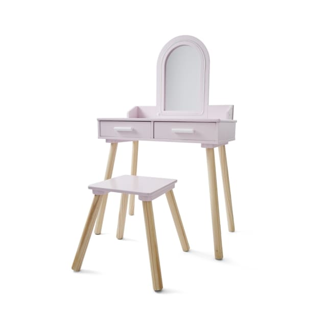 Wooden Deluxe Light Up Vanity - Kmart